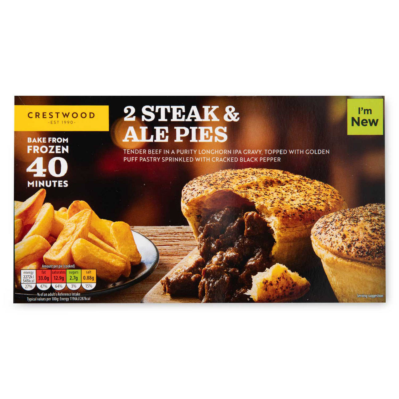 Steak & Ale Pies 2 Pack | ALDI UK